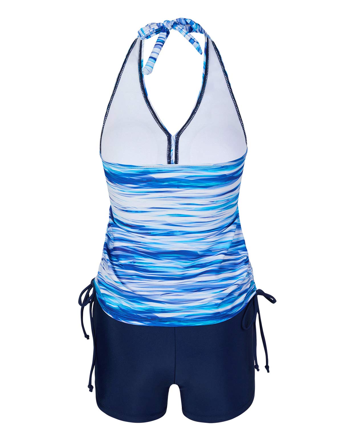 Elegant Two-Piece Tankini with Shorts – SLIM