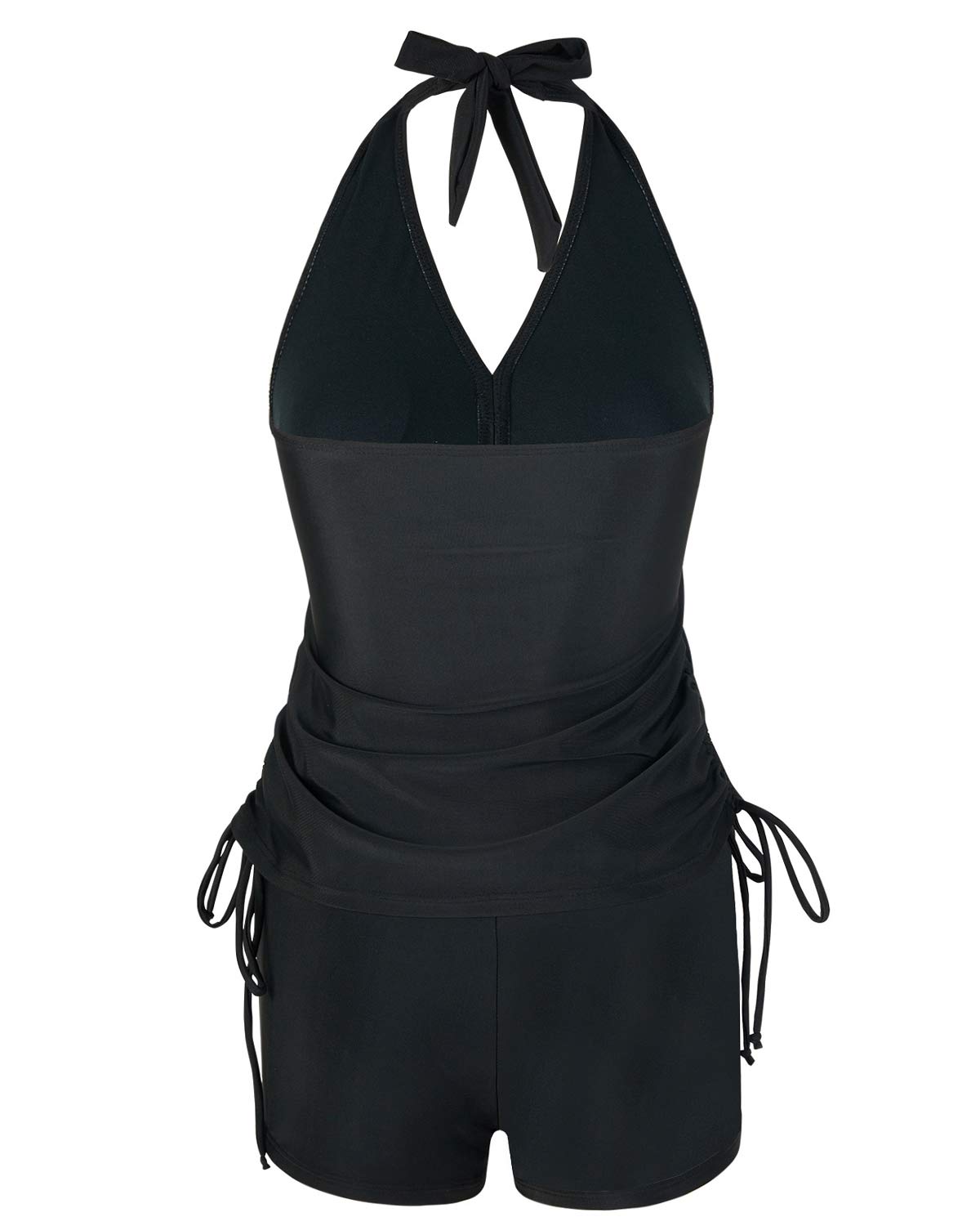 Elegant Two-Piece Tankini with Shorts – SLIM